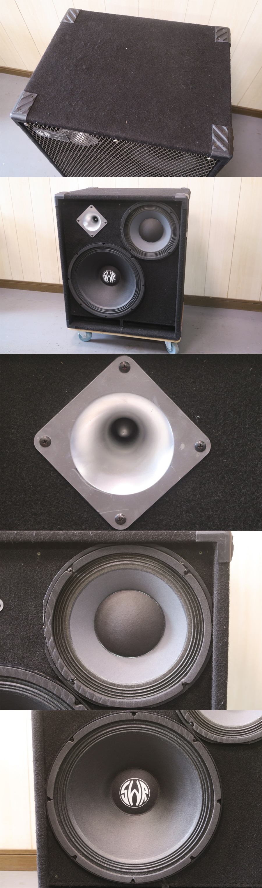 【中古】SWR TRIAD 1 ベーススピーカーキャビネット Bass Speaker Cabinet 3 Way REWIRE INC# ...