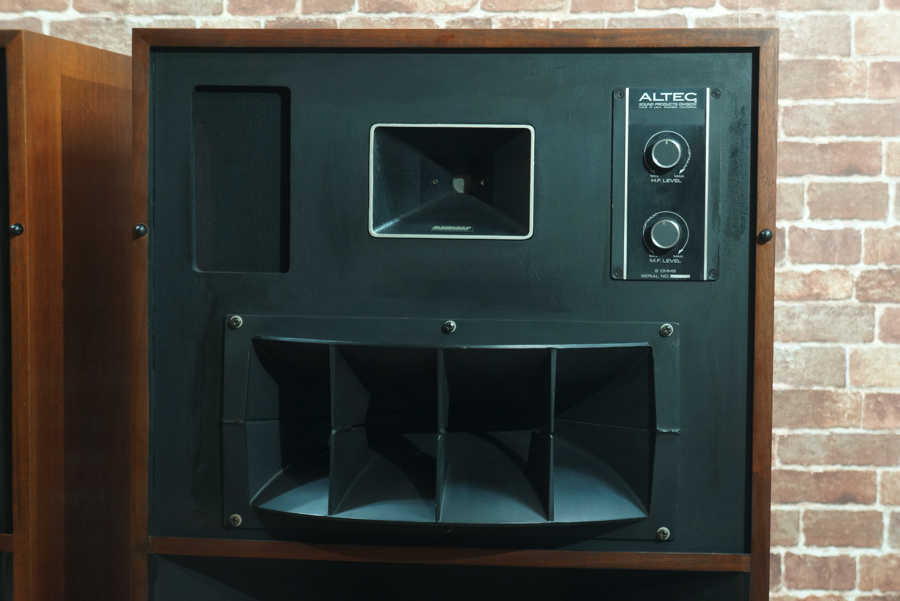 【やや傷や汚れあり】ALTEC LANSING Model 9861 + ウイングペア / アルテック スピーカーシステム 411-8A ...