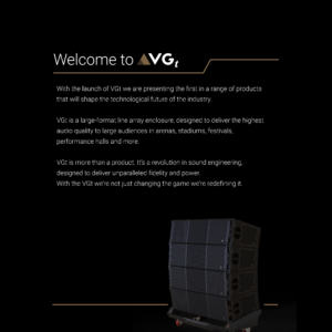 【ADAMSON】新製品リリース – ADAMSON “VGt” | リワイアー株式会社 | REWIRE INC.